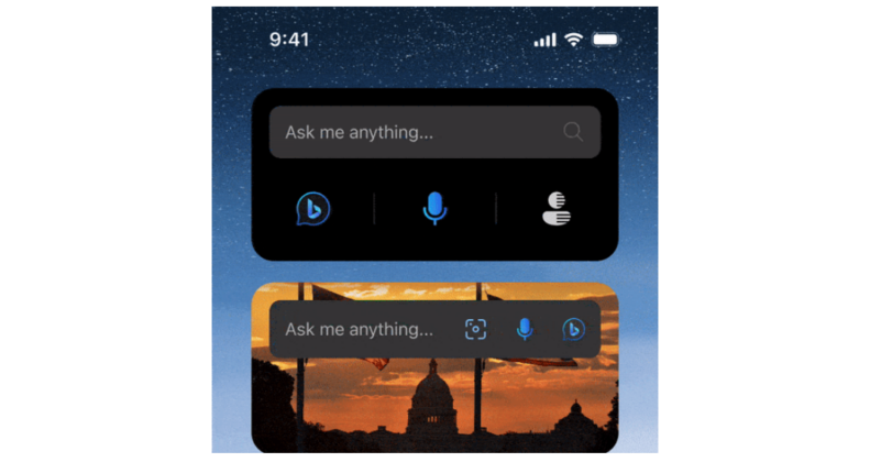 IOS Users Now Have Dedicated Bing Widgets