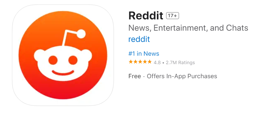 Reddit For IOS App Show Tons Of 1-star Ratings And, Ironically, 'fake ...